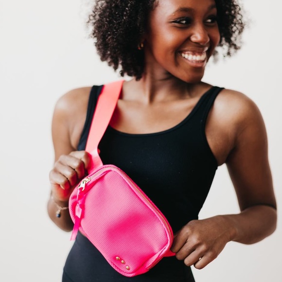 Pretty Simple | Bags | Brooklyn Belt Bag Neon Pink | Poshmark